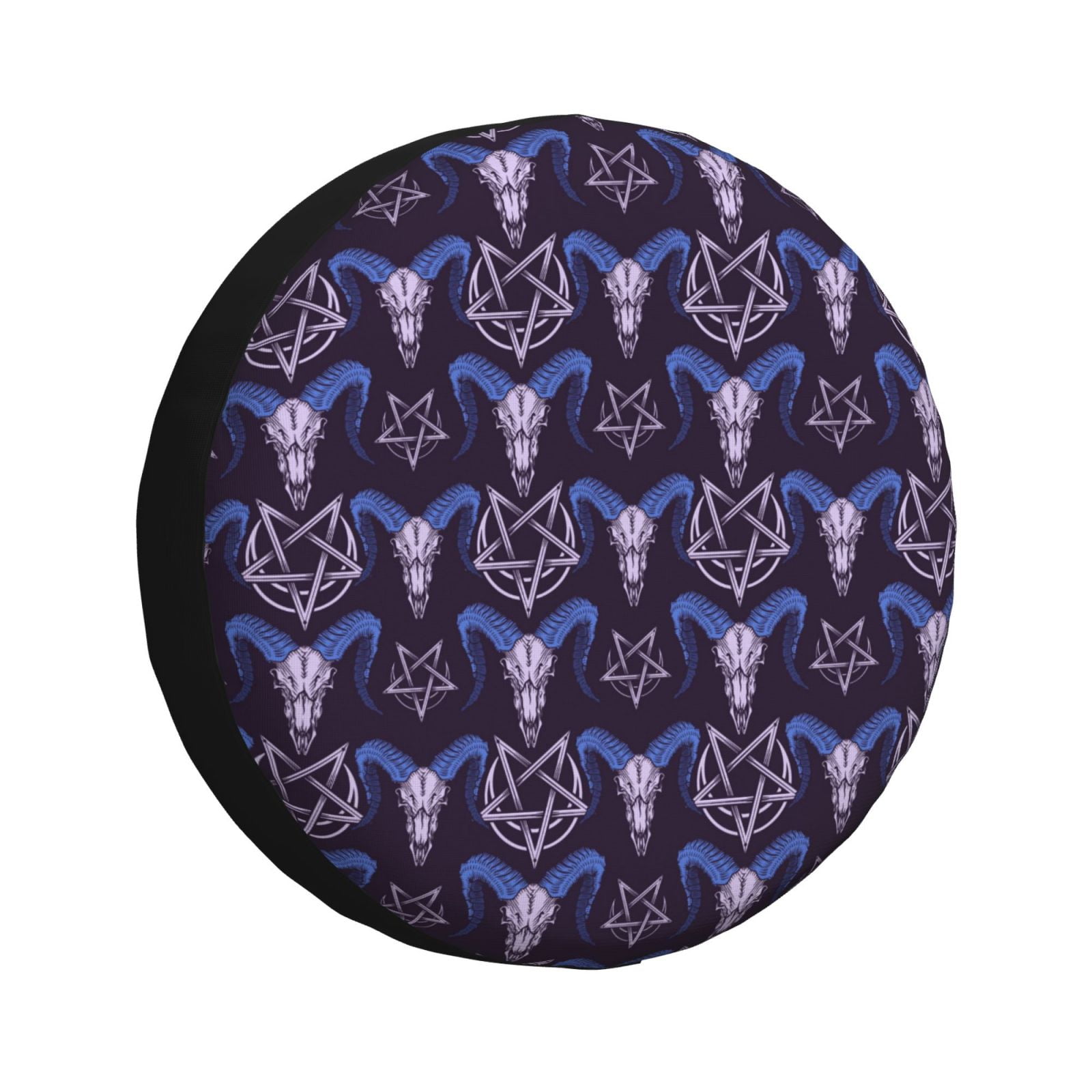 Rv Spare Tire Cover 17 inch - Magic Cartoon Cool Goat Head Stars Tire ...