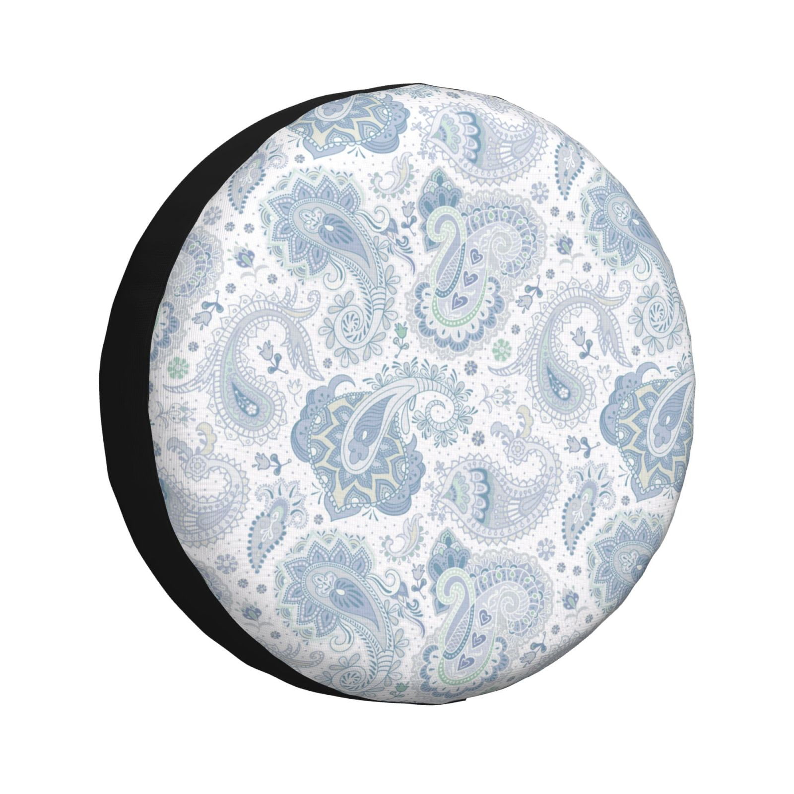 Rv Spare Tire Cover 17 inch - Paisley Pattern No.9024 Tire Covers for Trailers, Adjustable ...