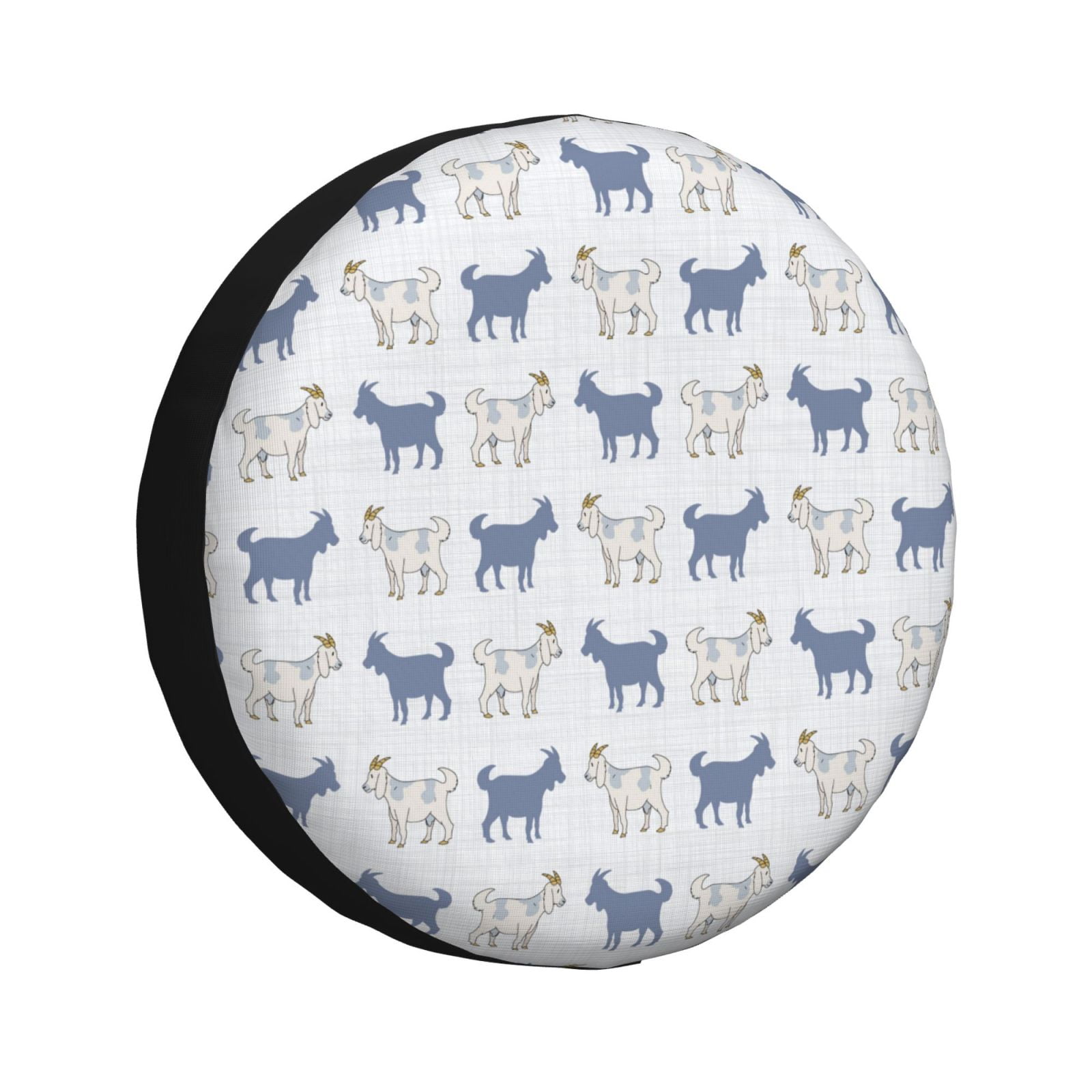 Rv Spare Tire Cover 17 inch - Plaid Cartoon Cute Goat Tire Covers for ...