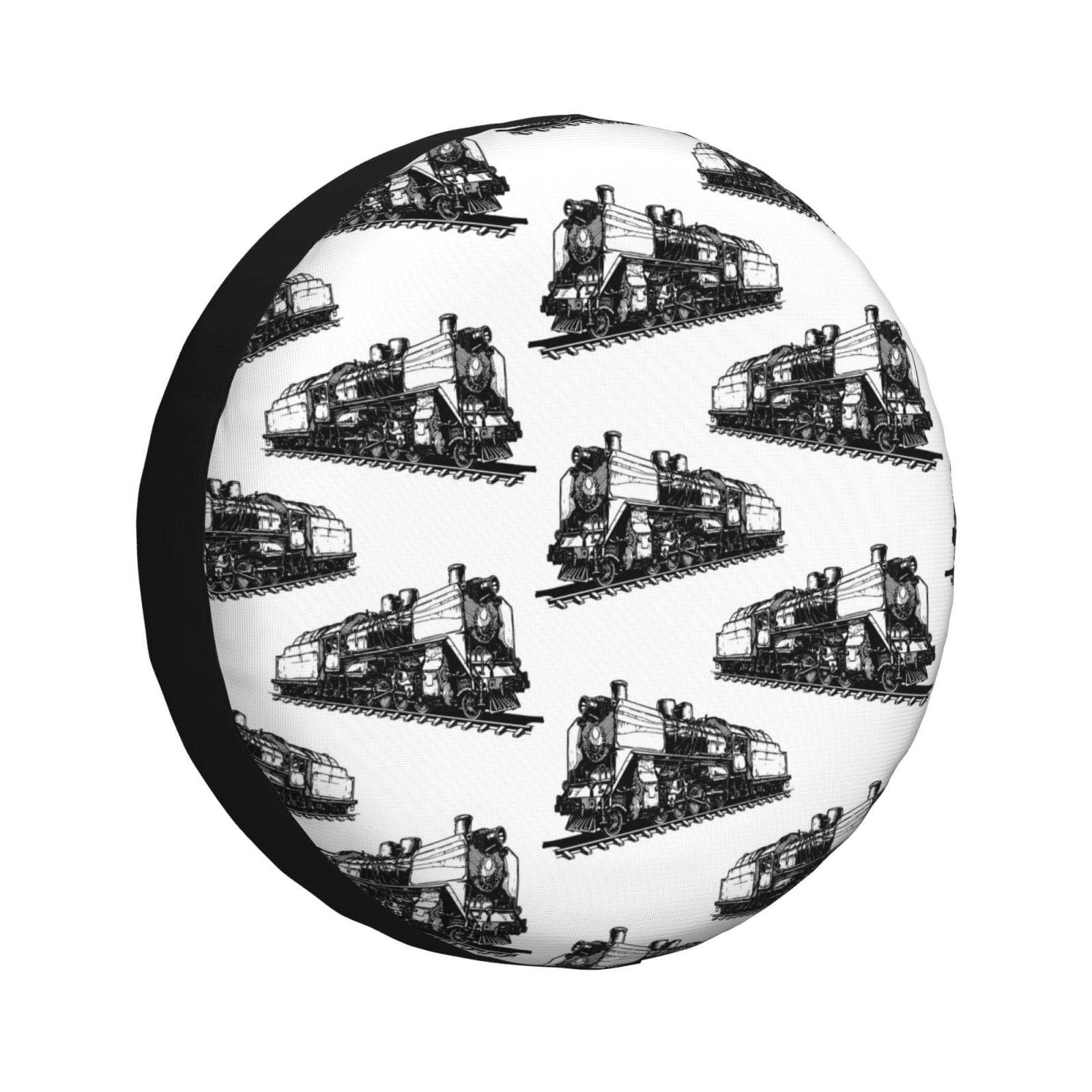 Rv Spare Tire Cover 17 inch - Vintage Train Pattern Tire Covers for ...
