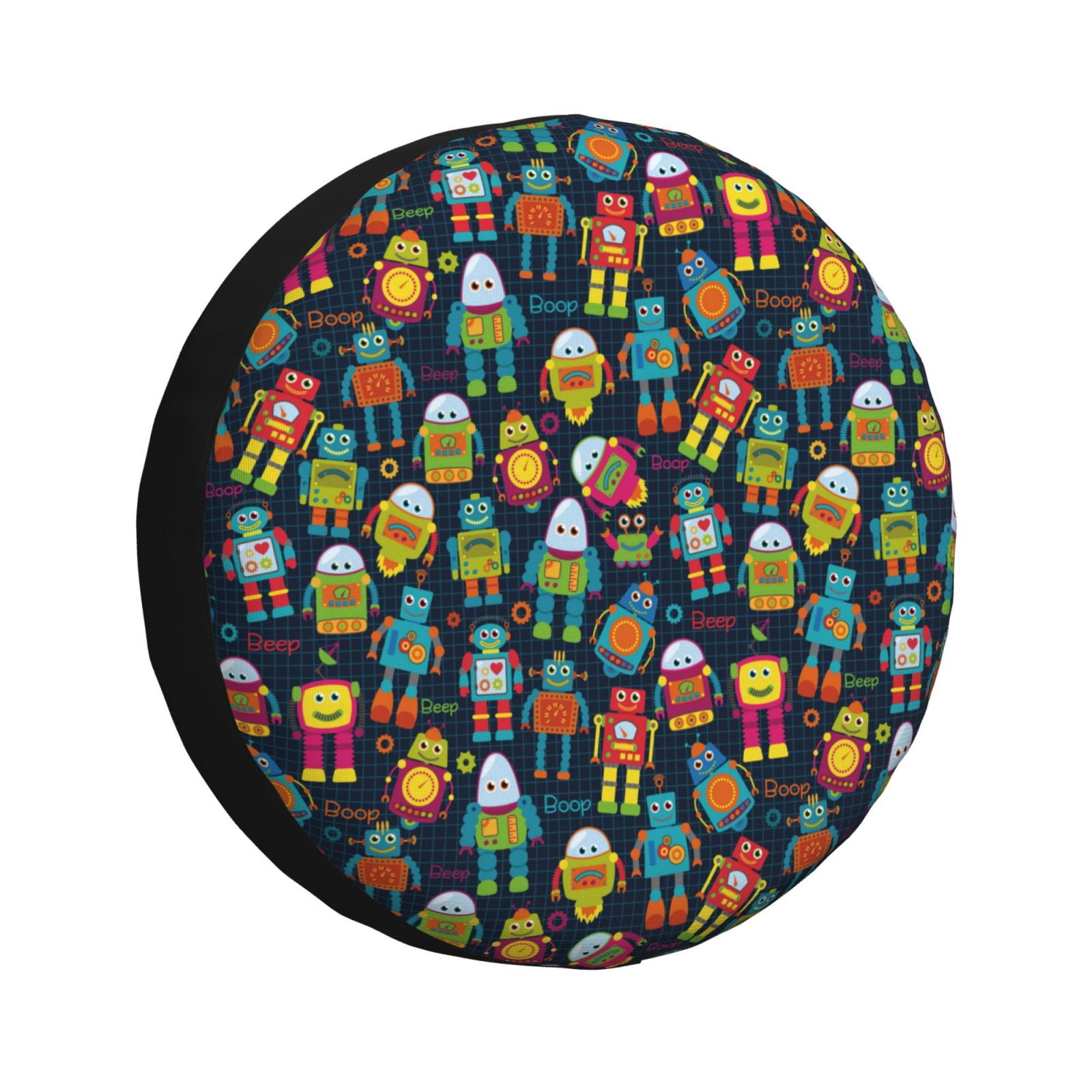 Rv Spare Tire Cover 17 inch - cartoon robot Tire Covers for Trailers ...