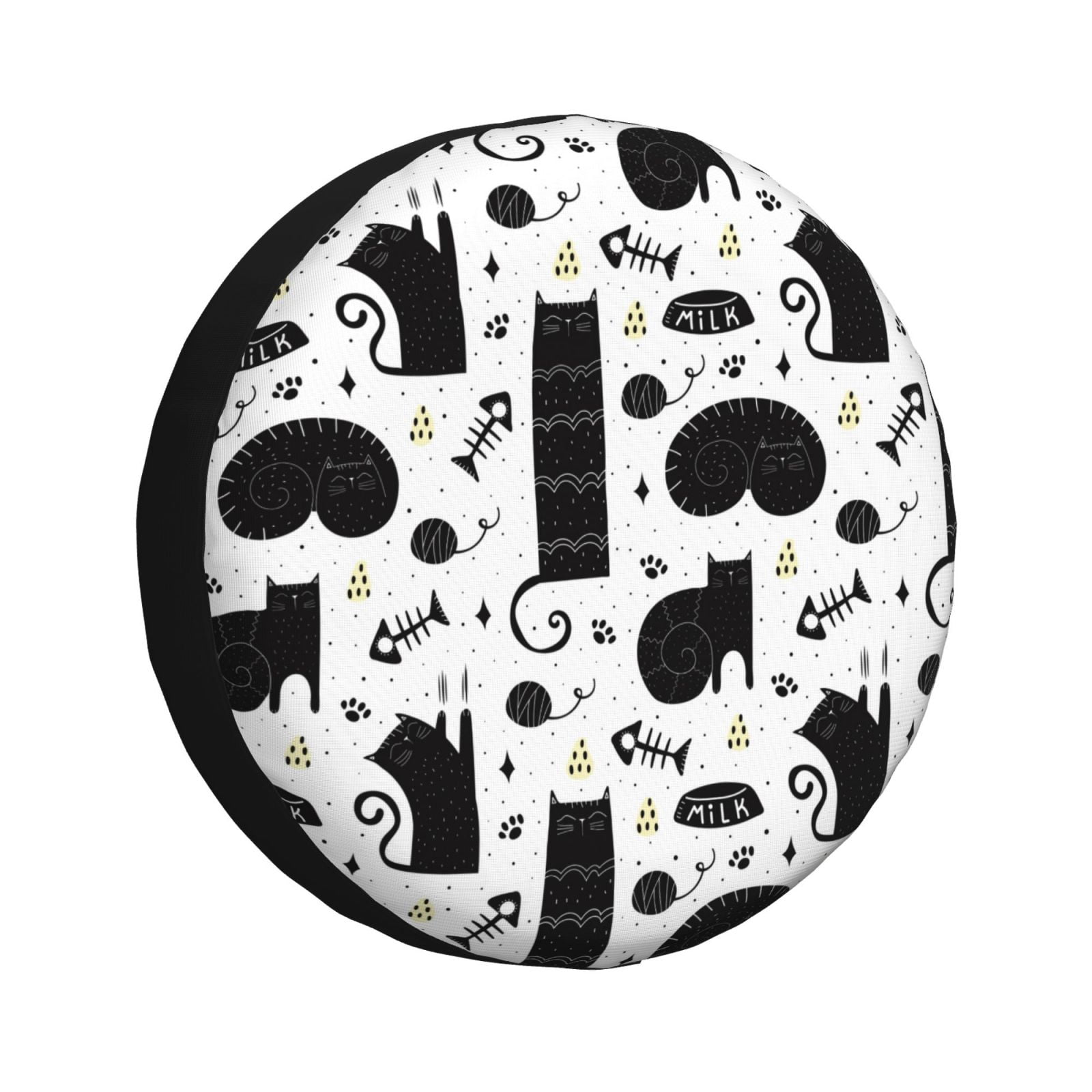 Rv Spare Tire Cover - Bohemian Cute Cat Fishbone Tire Covers for ...