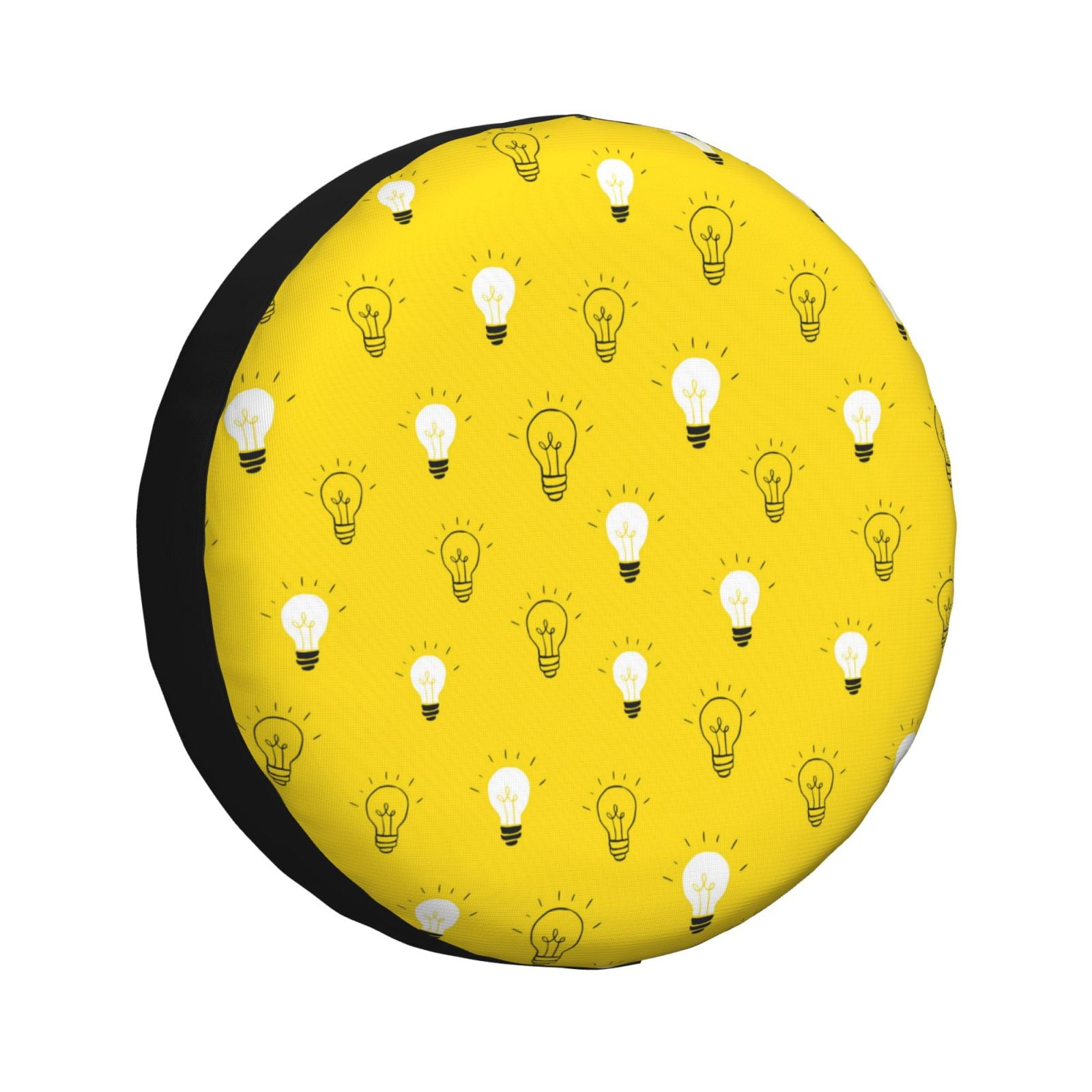 Rv Spare Tire Cover, Bulb Shiny Pattern yellow Adjustable Camper Spare ...