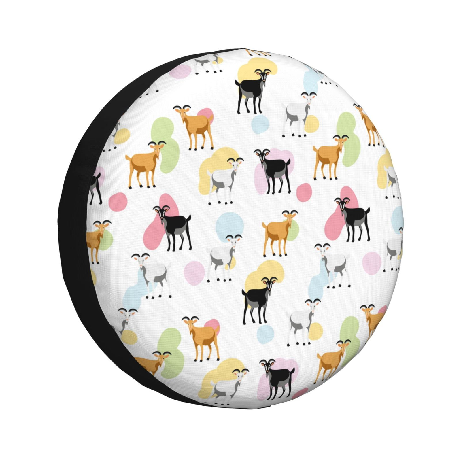 Rv Spare Tire Cover - Cartoon Cute Goat Colorful Tire Covers for ...