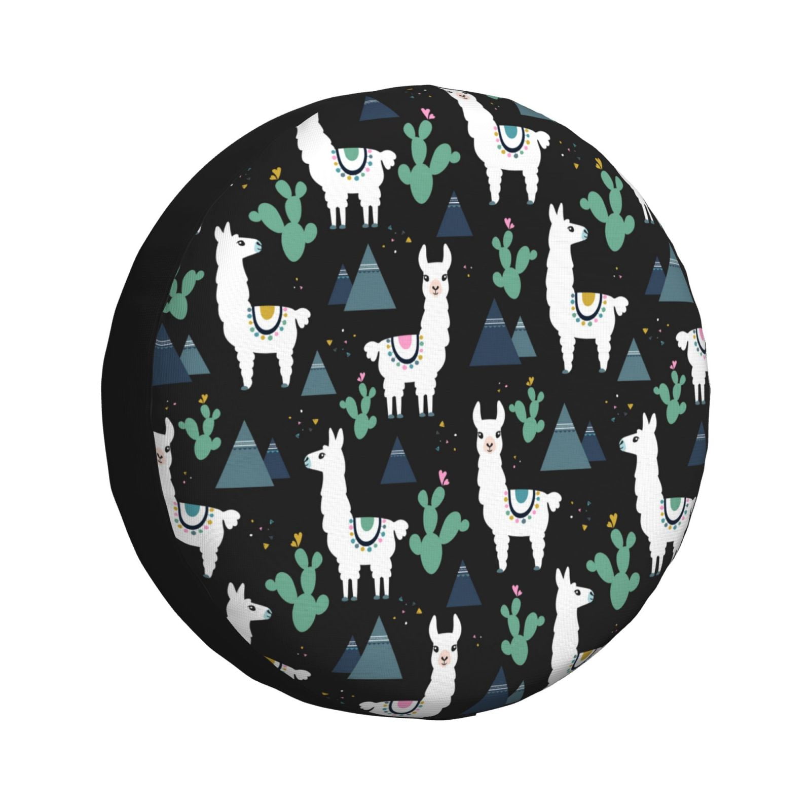 Rv Spare Tire Cover - Cartoon Pyramid Cute Alpaca Cactus Tire Covers ...