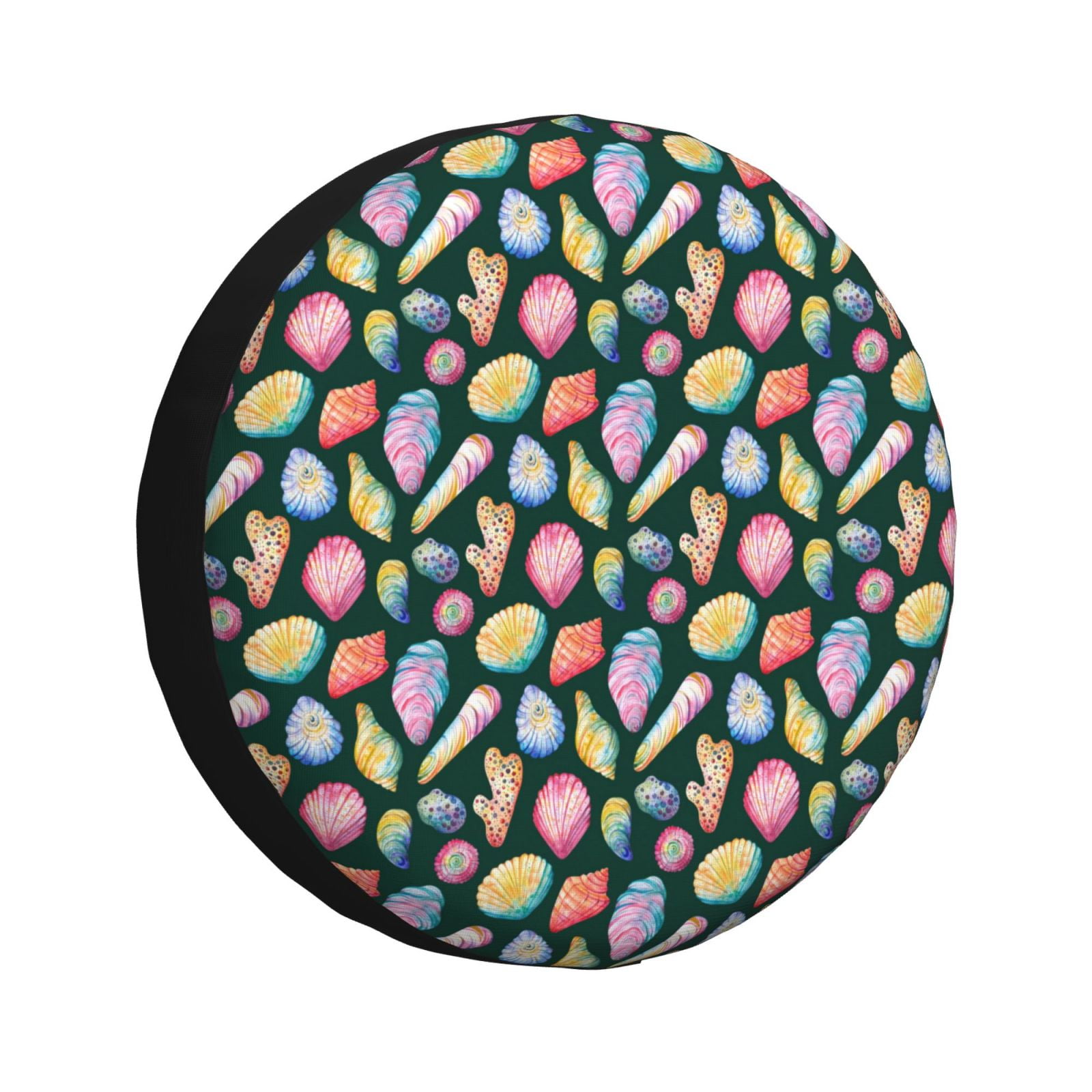 Rv Spare Tire Cover - Colourful Conch Shell Tire Covers for Trailers ...
