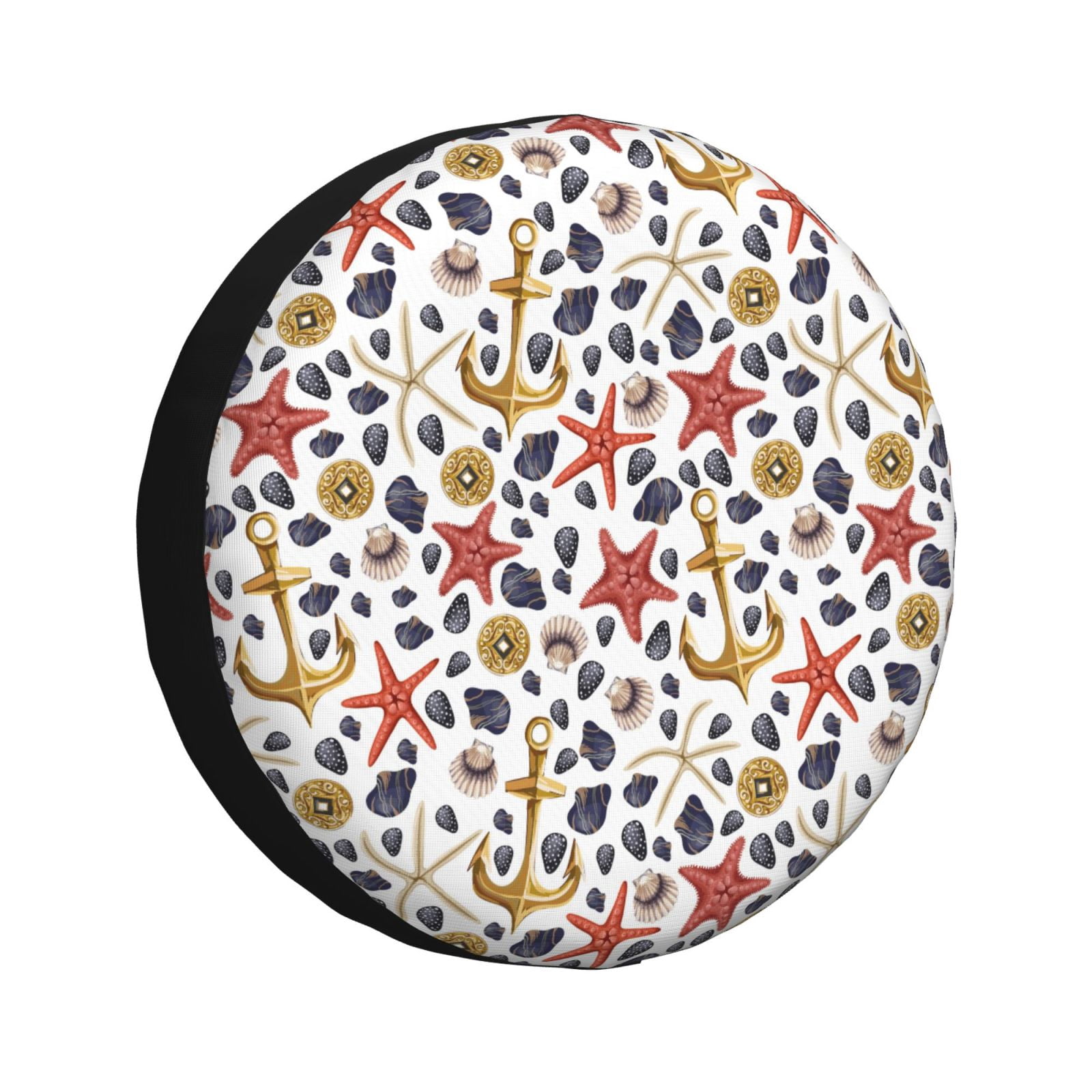 Rv Spare Tire Cover - Conch Shells Print No.9048 Tire Covers for ...