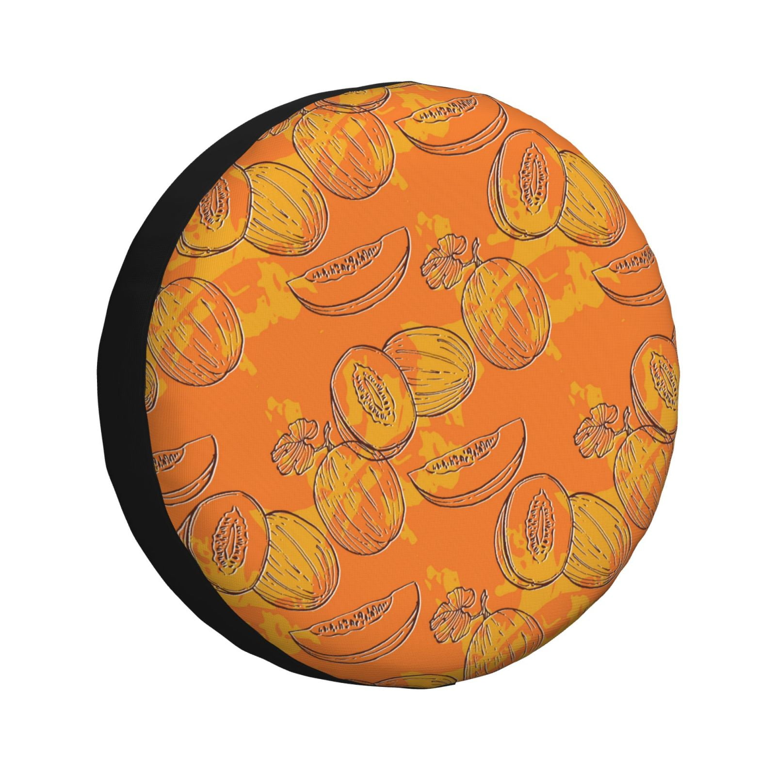 Rv Spare Tire Cover - Cute Cantaloupe Citrus Color Tire Covers for ...