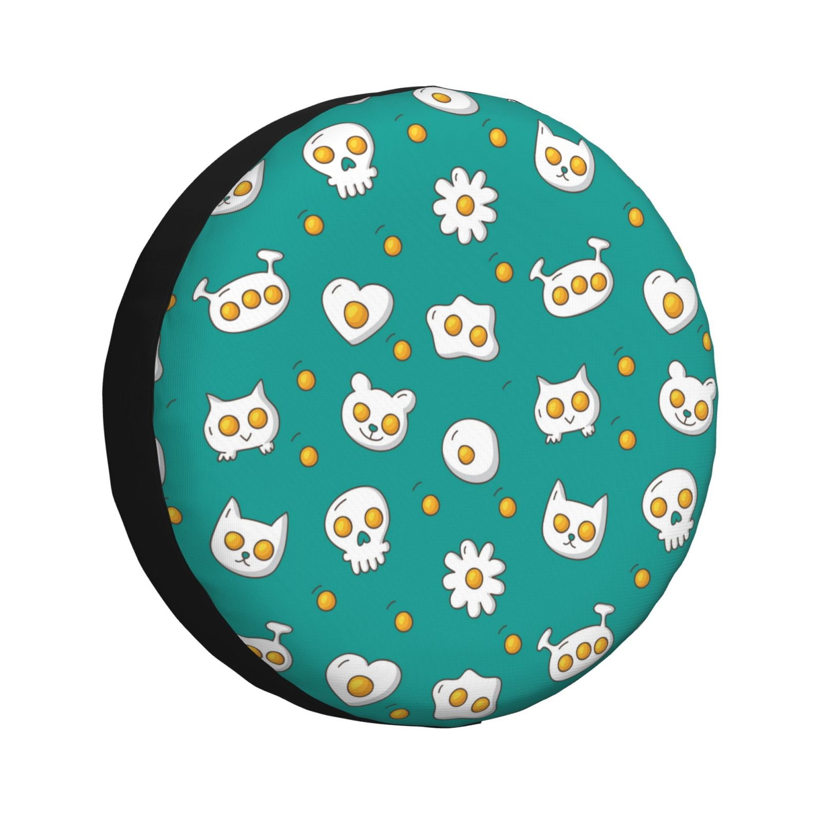 Rv Spare Tire Cover - Cute Fried Egg Skull Tire Covers for Trailers ...