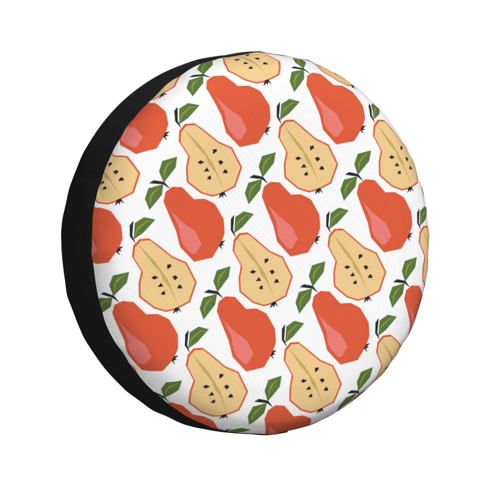 Rv Spare Tire Cover - Cute Red Pear Green Leaves Tire Covers for ...