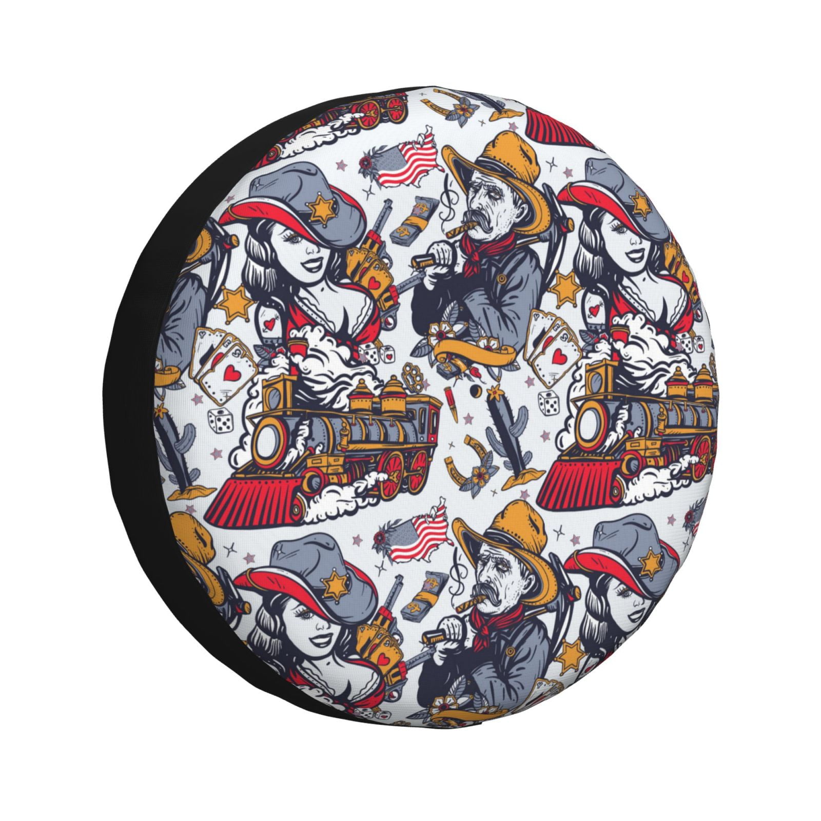 Rv Spare Tire Cover - Exotic Trains Pattern Tire Covers for Trailers ...