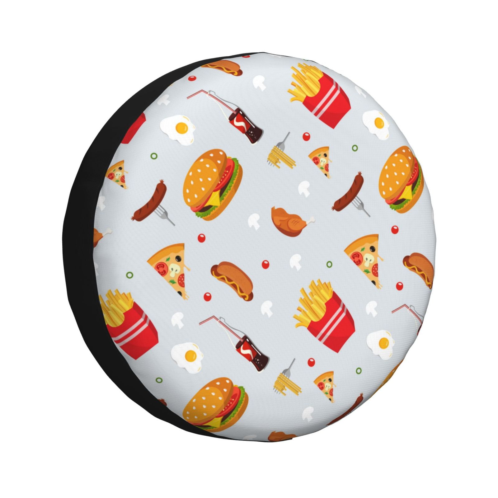 Rv Spare Tire Cover - Hot Dog Coke Burger Pizza Tire Covers for ...