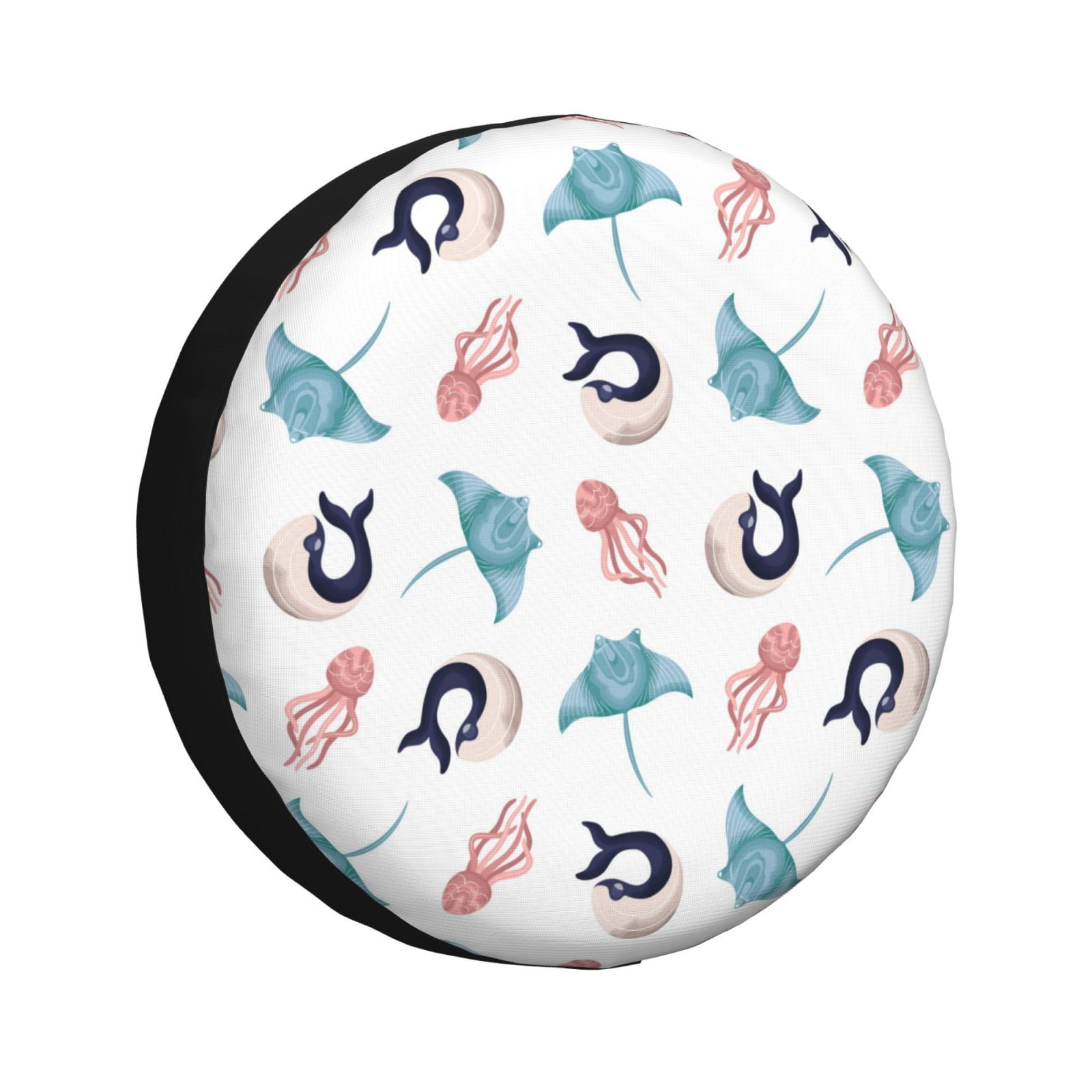 Rv Spare Tire Cover, Jellyfish Devilfish Whale Adjustable Camper Spare ...