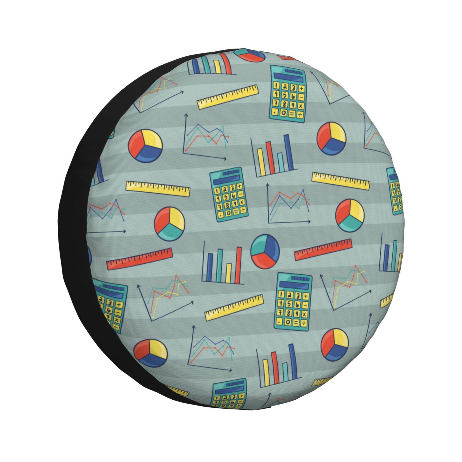 Rv Spare Tire Cover, Math Print ruler calculator Adjustable Camper ...