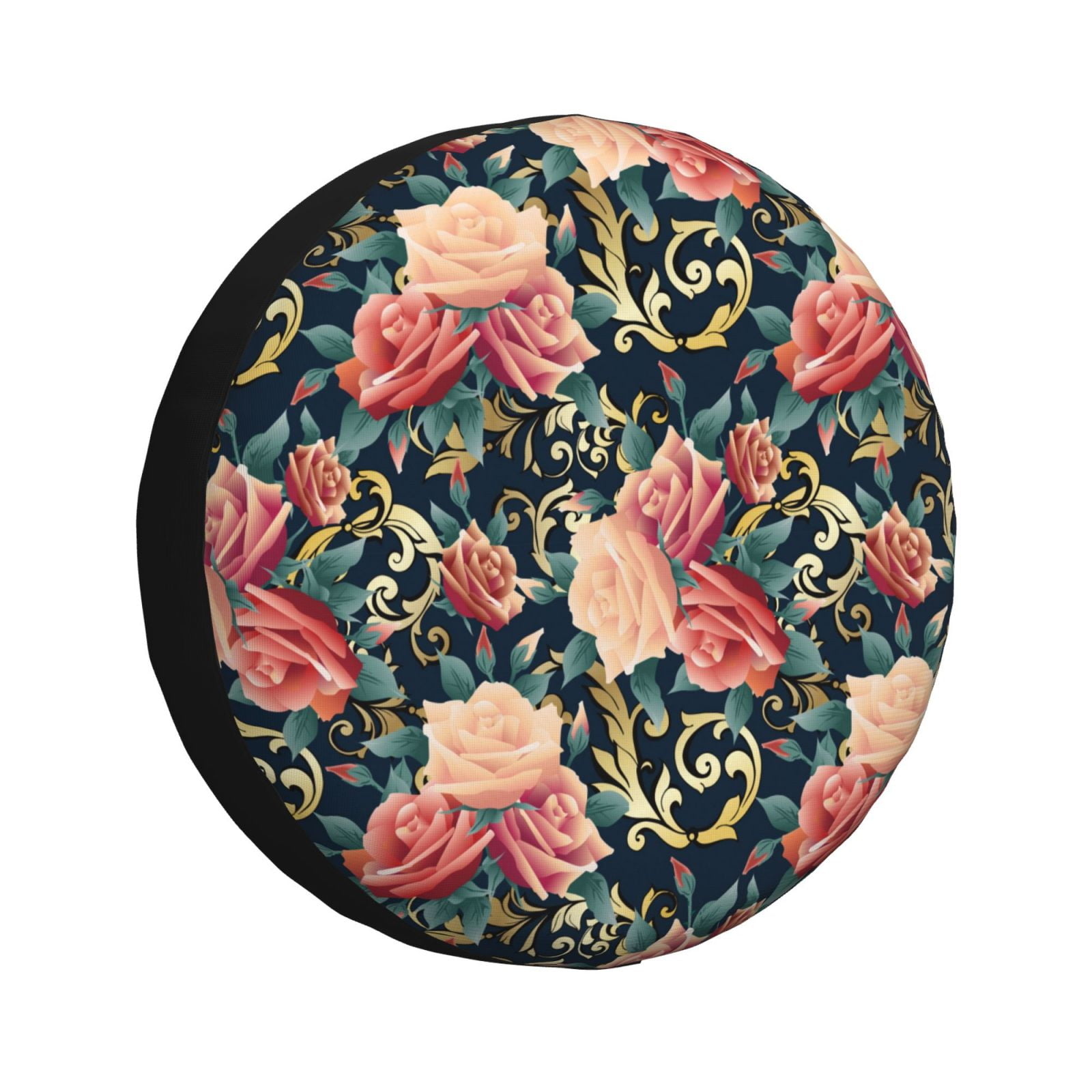 Rv Spare Tire Cover - Rose Flowers Texture Tire Covers for Trailers ...
