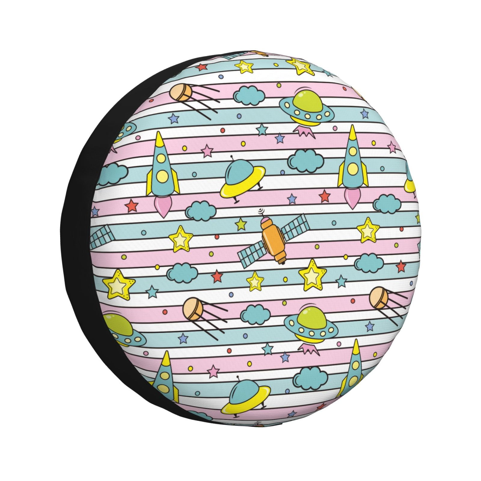 Rv Spare Tire Cover - Space Doodle Tire Covers for Trailers, Adjustable ...