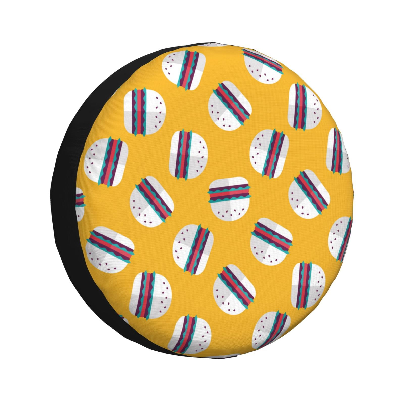 Rv Spare Tire Cover - Yellow Cute Hamburger Tire Covers for Trailers ...