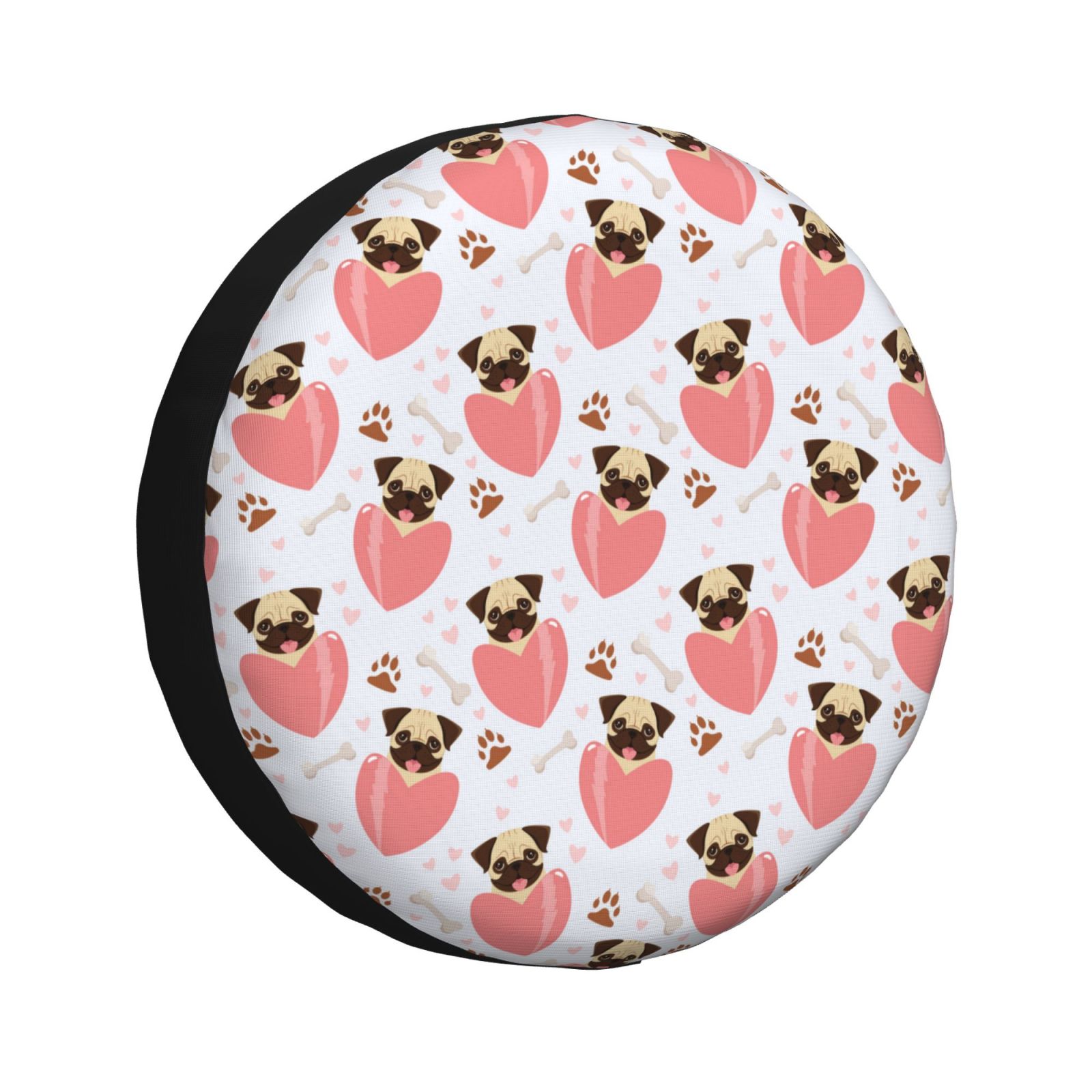Rv Spare Tire Cover - cartoon Dog heart Tire Covers for Trailers ...