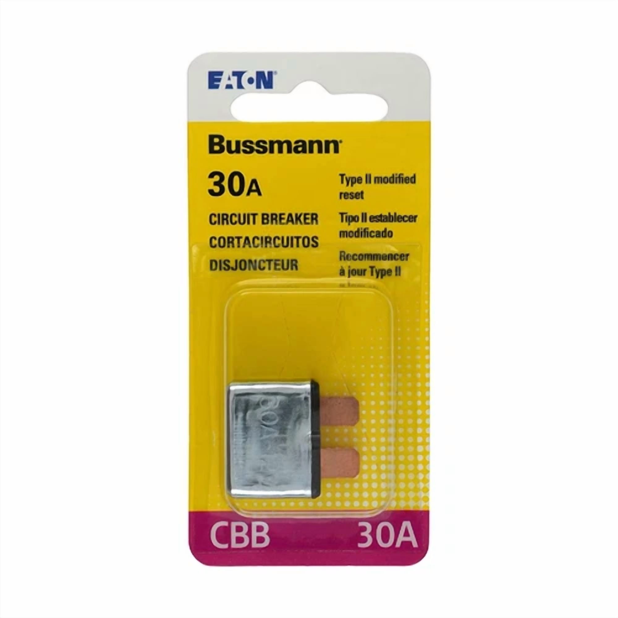 Rv Trailer Bussmann 30 Amp Blade Circuit Breaker - Cbb-30 Circuit ...