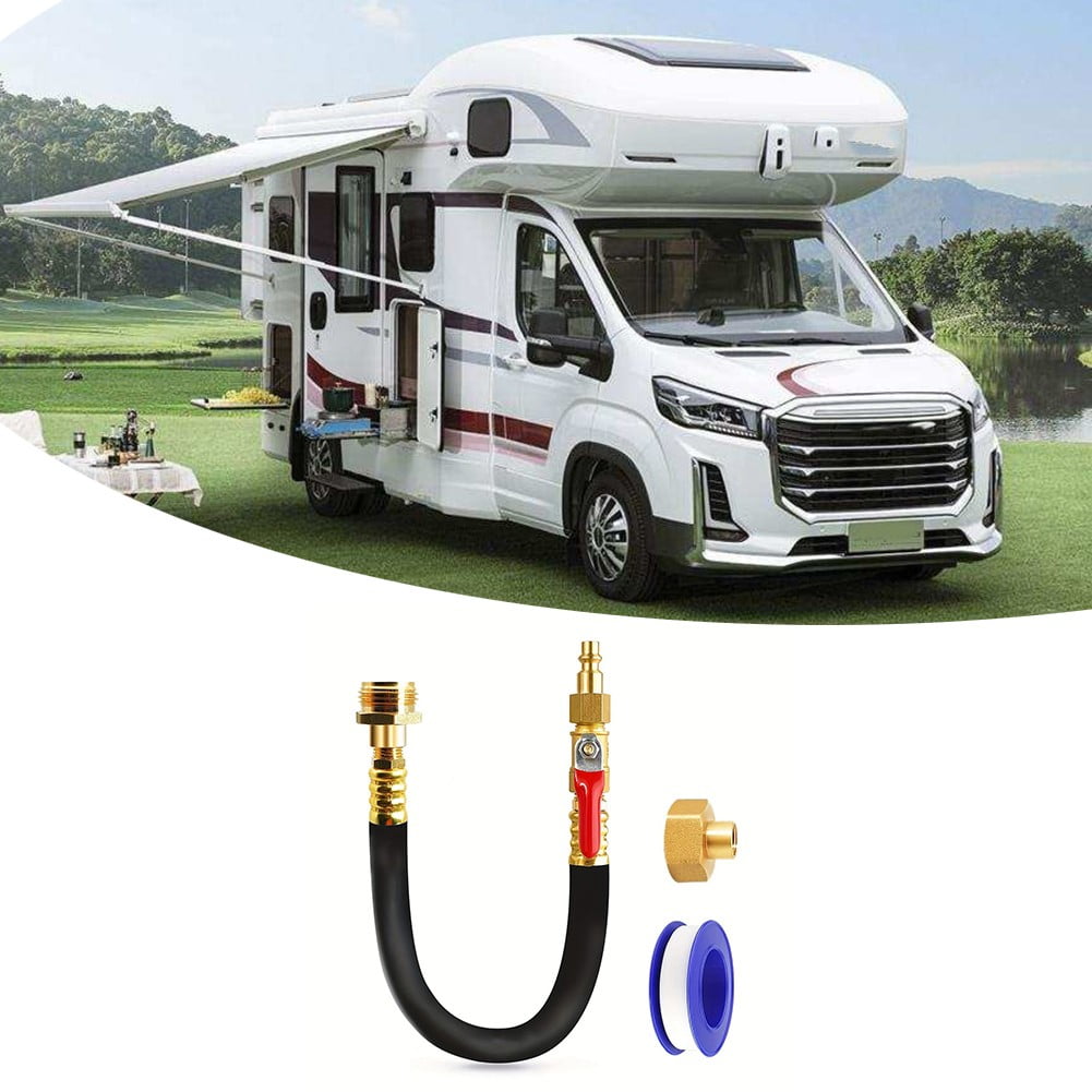 RV Winter Sprayer Adapter Shutoff Valve Air Compressor Quick Connect ...