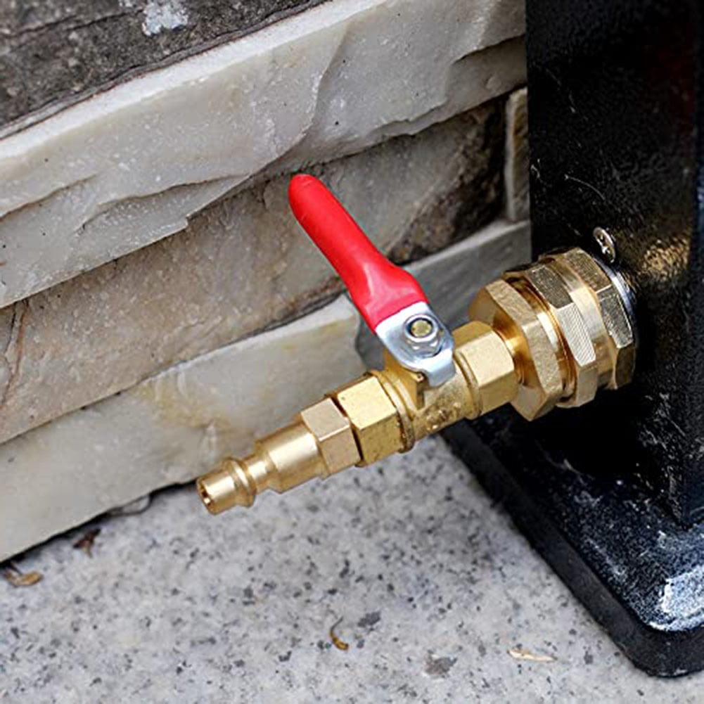 Rv Winterized Sprinkler Adapter With 1/4Quick And 3/4Garden Hose Thread ...