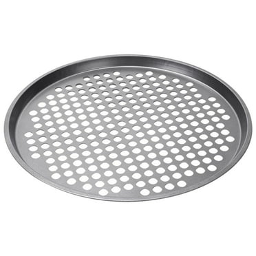 Gyedtr Non-Stick Pizza Pan with Holes 12 Inch Round Mesh Pizza Baking ...