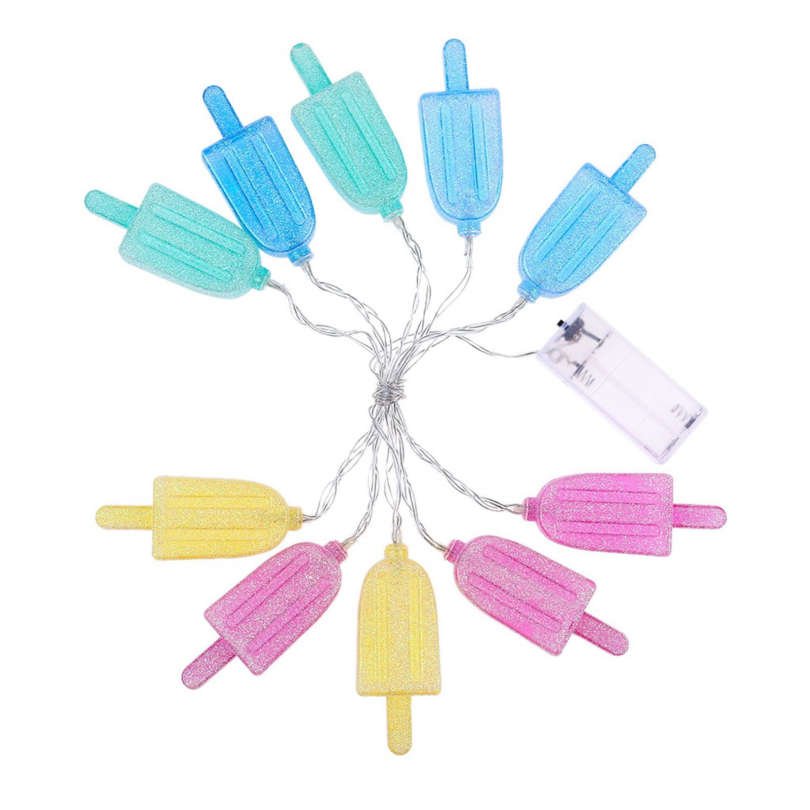 Rvasteizo Popsicle String Lights, Summer Outdoor Patio Decorative ...