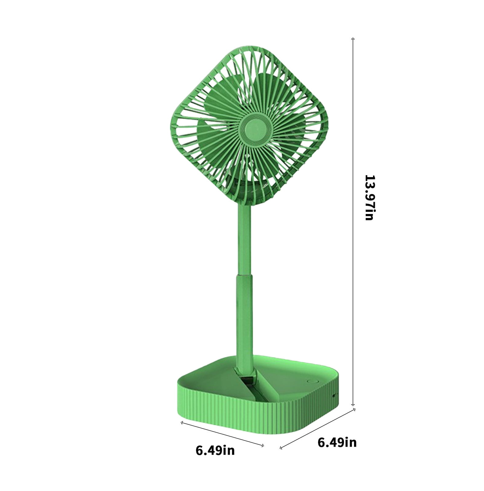Rvasteizo Portable Pedestal Fan - Foldaway Standing Fan Foldable Desk ...