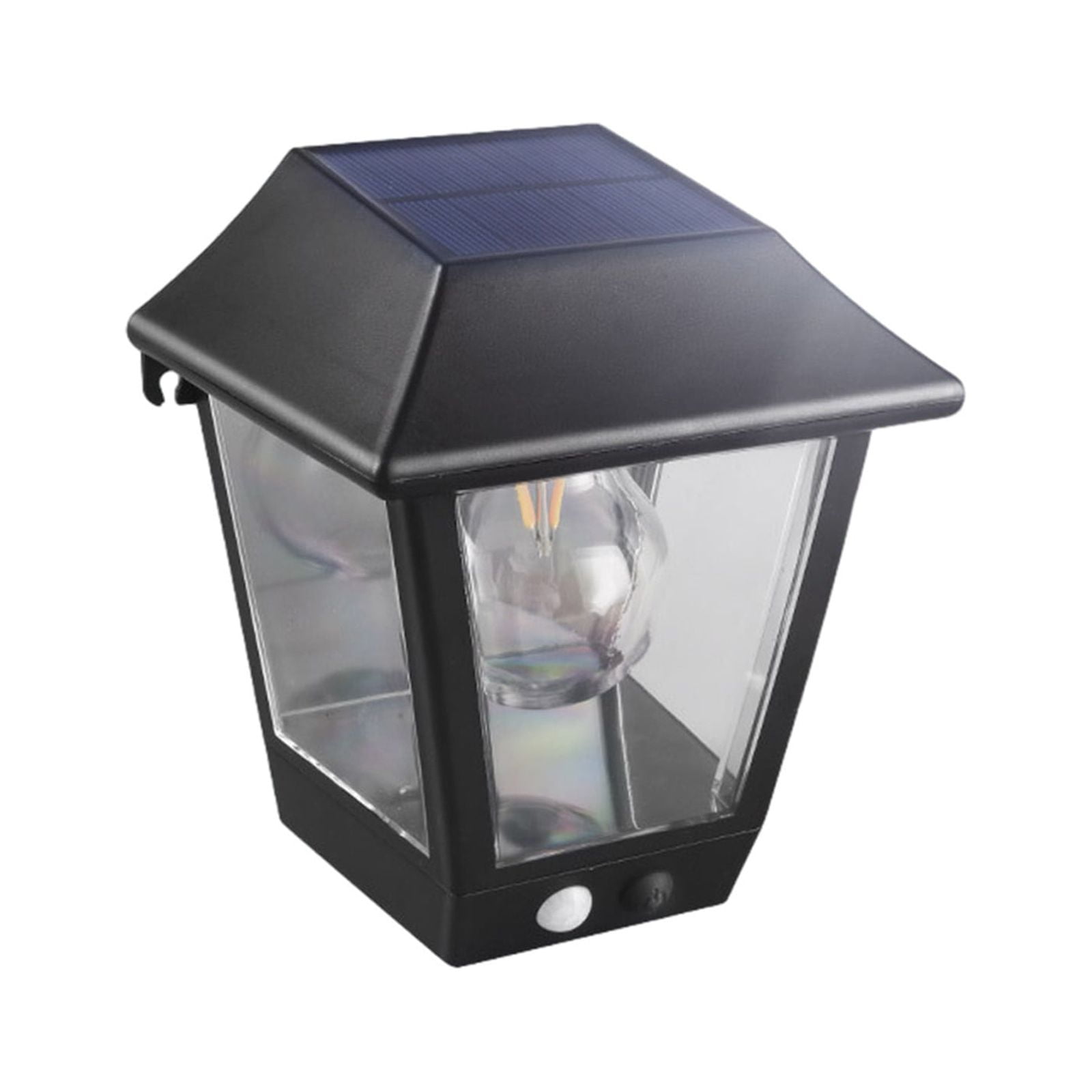 Rvasteizo Solar Warm Light Induction Wall Light-Solar Fence Lights, LED ...