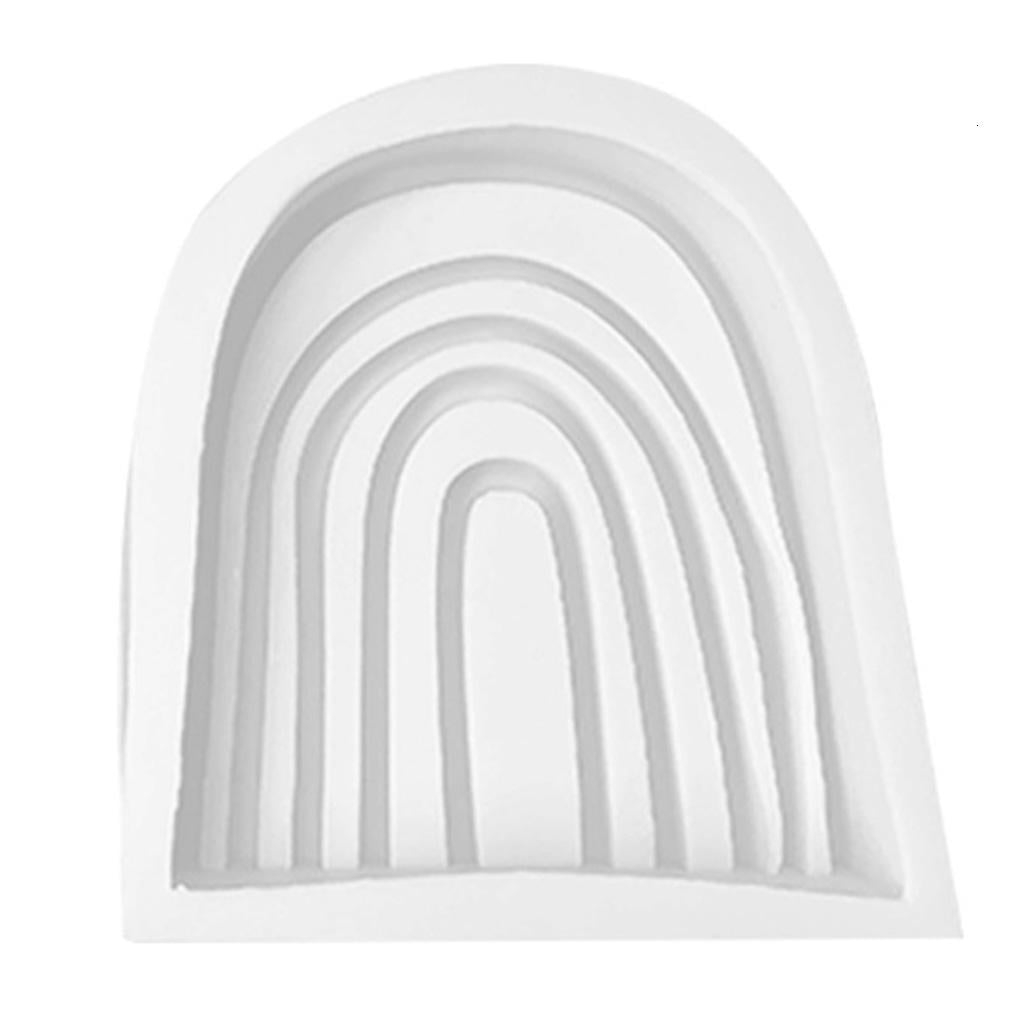 Rvaymup 3D Rainbow Bridge Silicone Candle Mold Multi-Purpose Resin ...