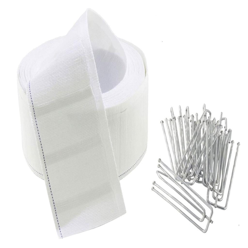 Rvaymup 6 Meter Curtain Pleat Tape Pleater Tape for Curtains Included ...