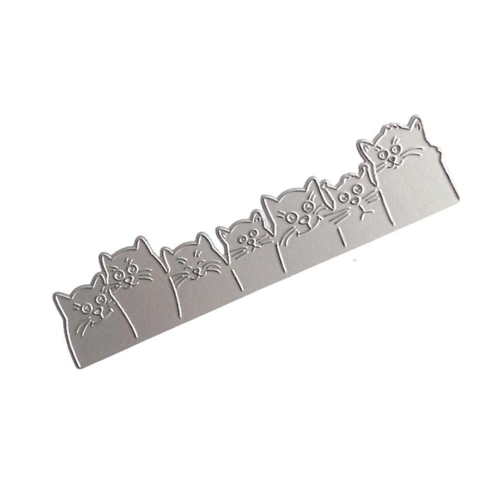 Rvaymup Animal Cats Cutting Dies Carbon Steel Die Cut Templates Metal ...