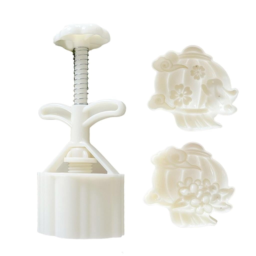 Rvaymup Food Grade Mooncakes Molding Set Delicate Patterned Delight ...