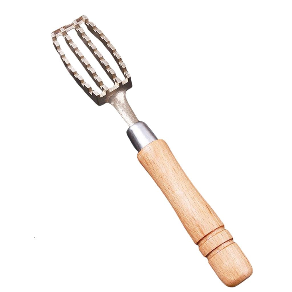 Rvaymup Multipurpose Brass Fish Peeler with Ergonomic Handle Fish Scale ...
