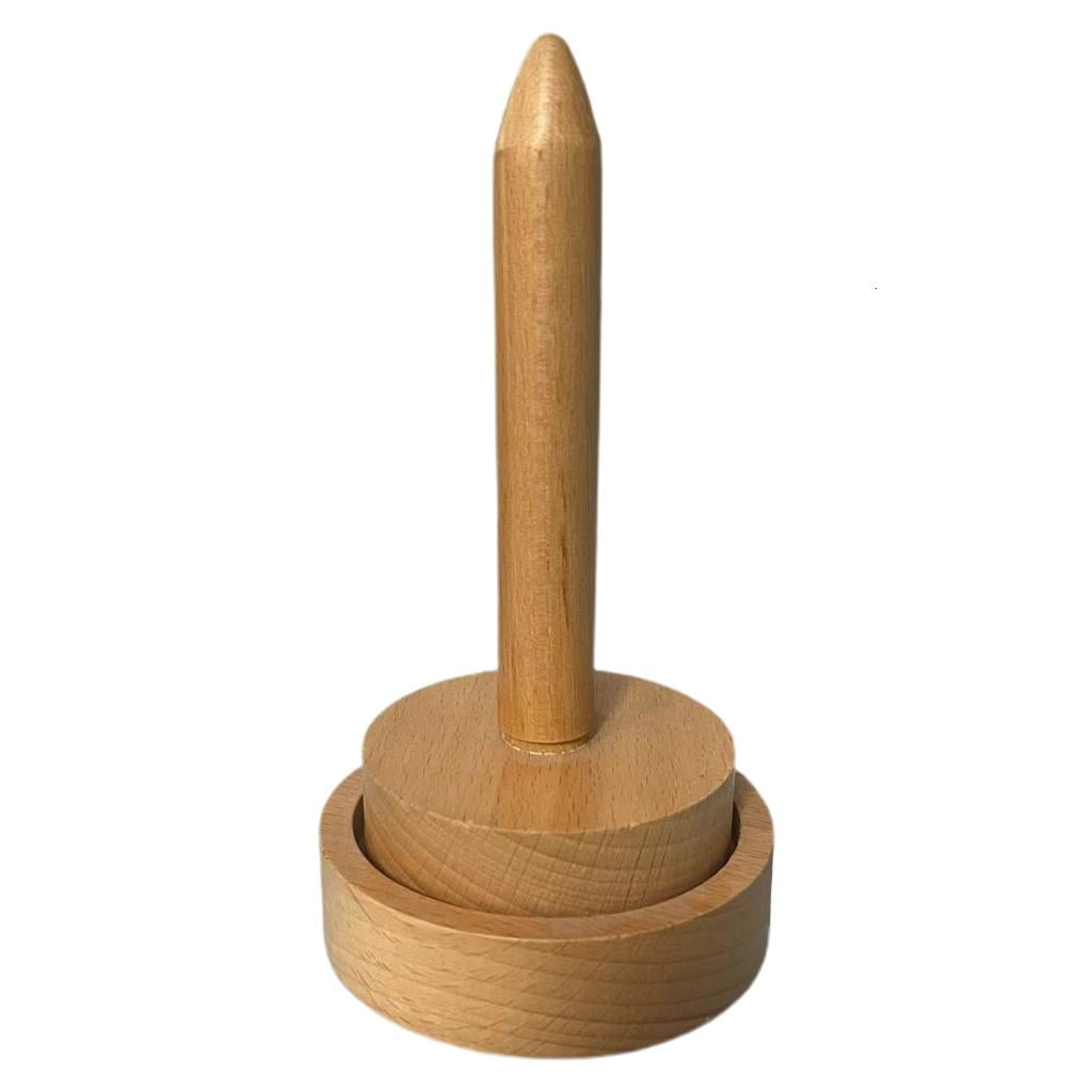 Rvaymup Rotating Yarn and Thread Holder Rotating Yarn Spool Holder Wood ...