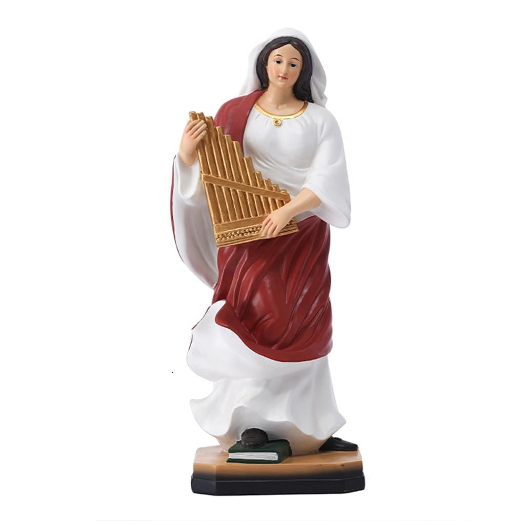 Rvaymup Sacred Harp Player Sculpture Resin Musician Statue Durable Art ...