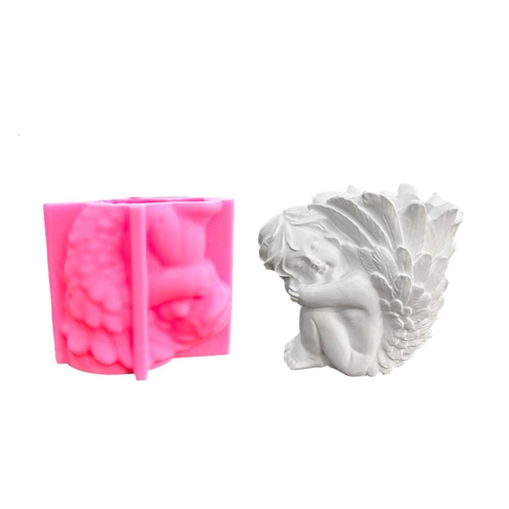 Rvaymup Succulent Planter Epoxy Resin Molds DIY Girl Flower Pots ...