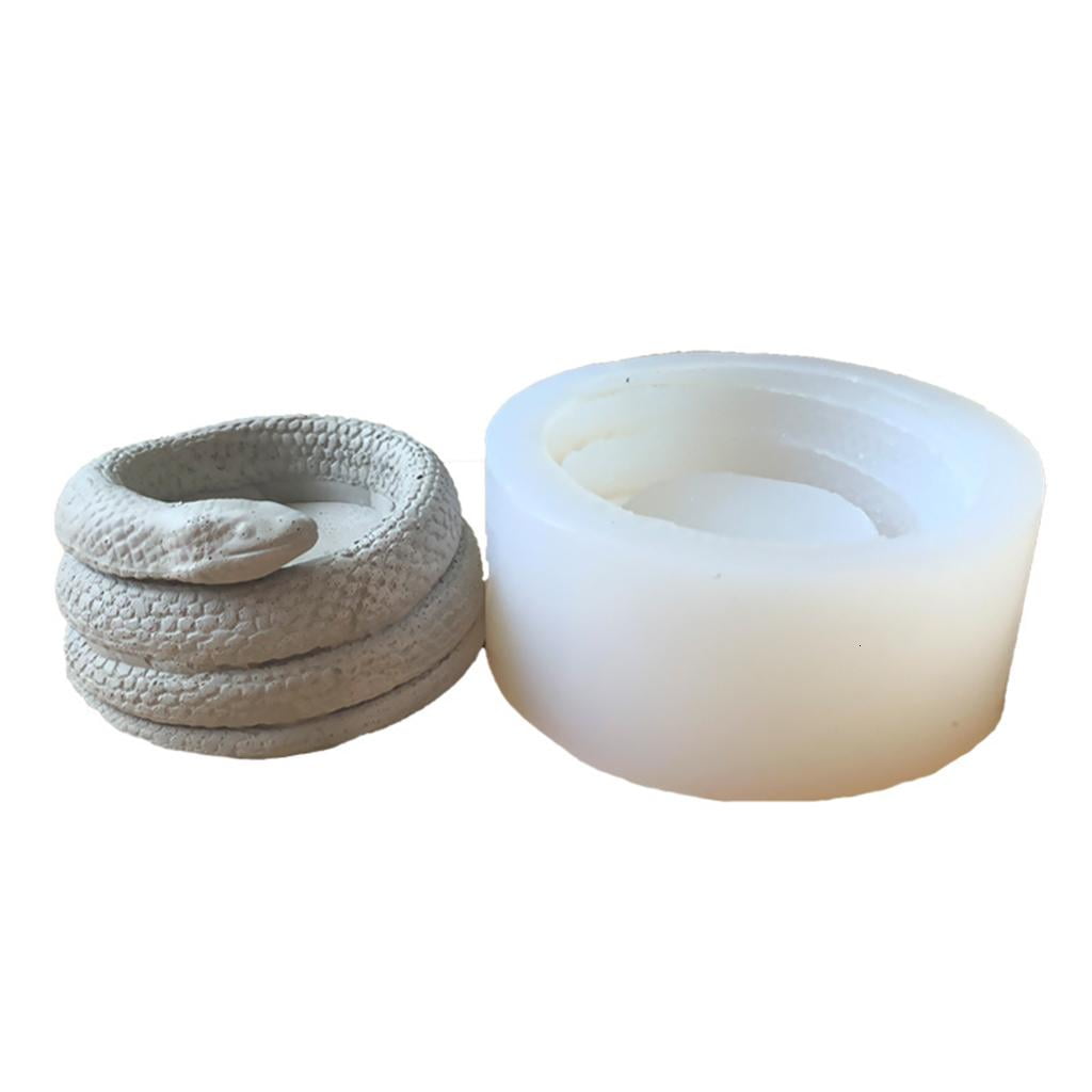 Rvaymup Twist Snake Shape Resin Molds Silicone Molds for Epoxy Resin Casting DIY Mold for Snake ...