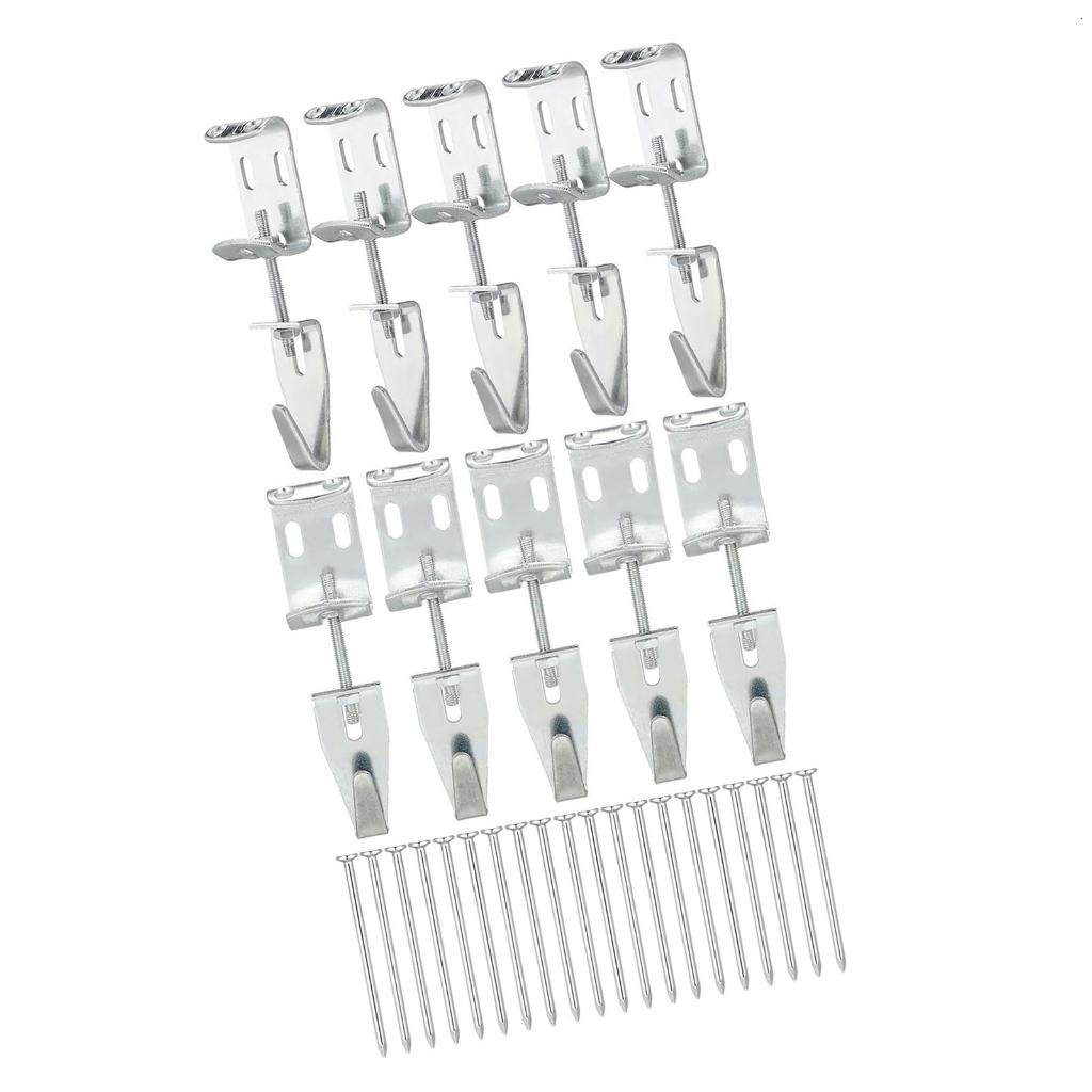 Rvaymup Universal Adjustable Wall Hook Accessories Secure Mounting ...