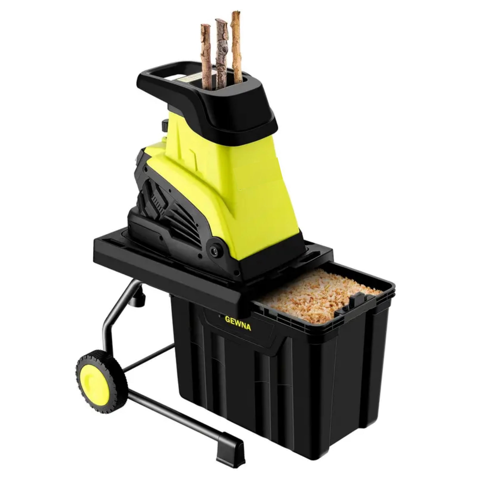 Rvchic 1800W High Power Wood Chipper Shredder with 10 gal Collecting ...