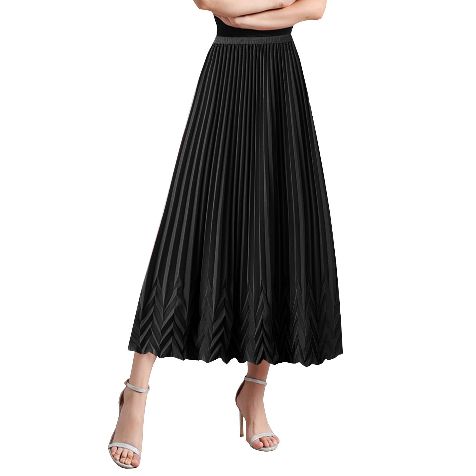 Rvikurc Women Elegance and Floral Print Elastic Waist Beautiful Colorful Sign Body-Inclusive ...