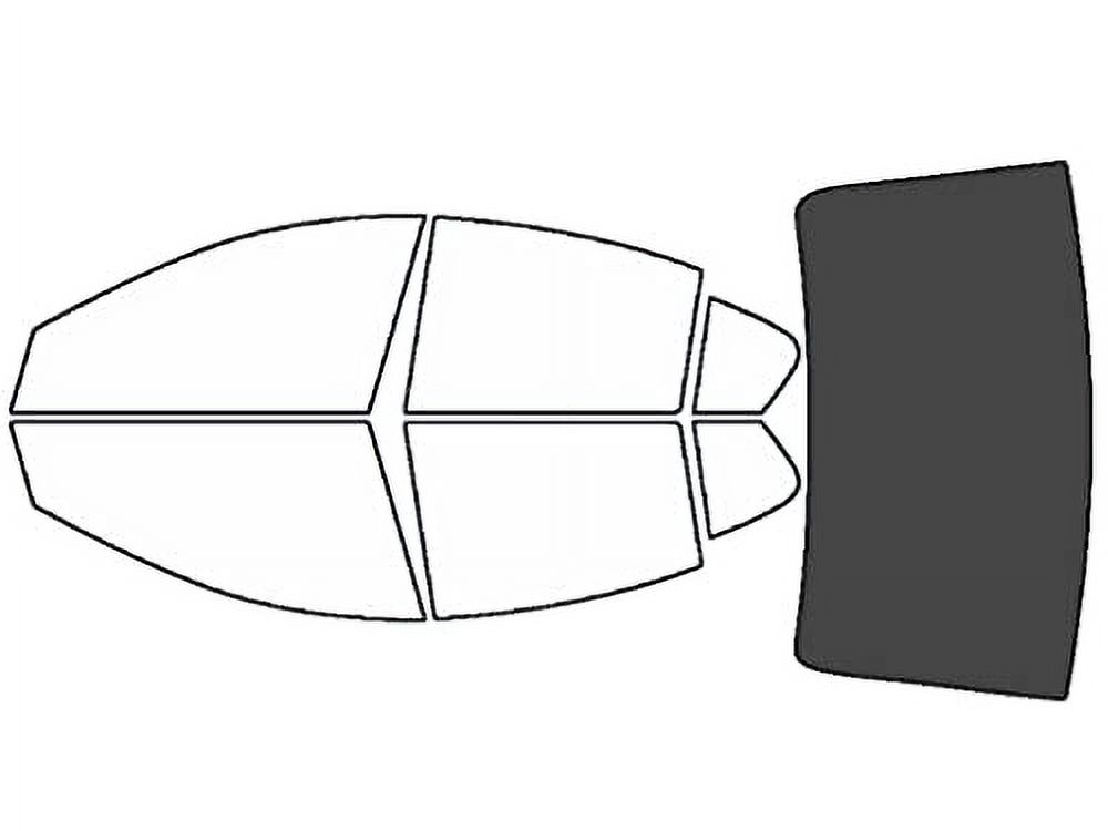 Rvinyl Car Window Pre Cut Tint Film Kit Rear Windshield 20% Fit ...