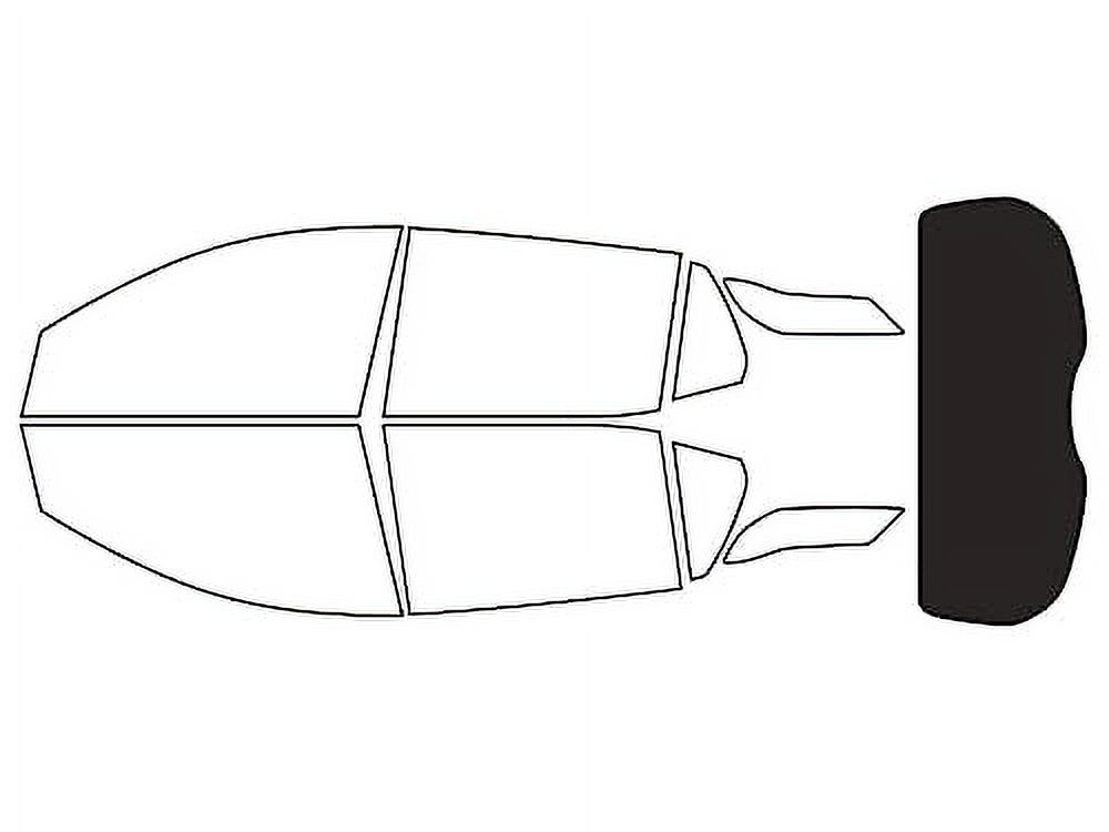 Rvinyl Car Window Pre Cut Tint Film Kit Rear Windshield 20% Fits GMC ...