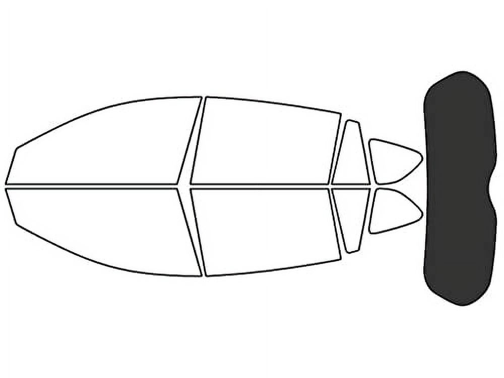 Rvinyl Car Window Pre Cut Tint Film Kit Rear Windshield 20% Fits Toyota ...