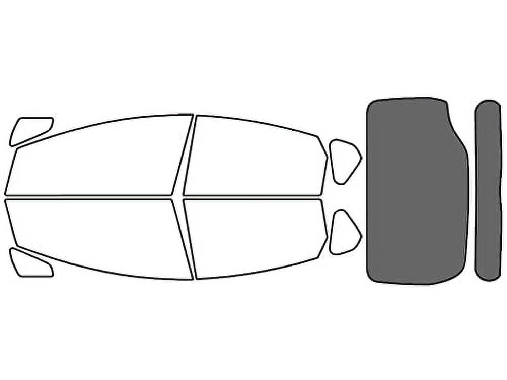 Rvinyl Car Window Pre Cut Tint Film Kit Rear Windshield 35% Fits Toyota ...