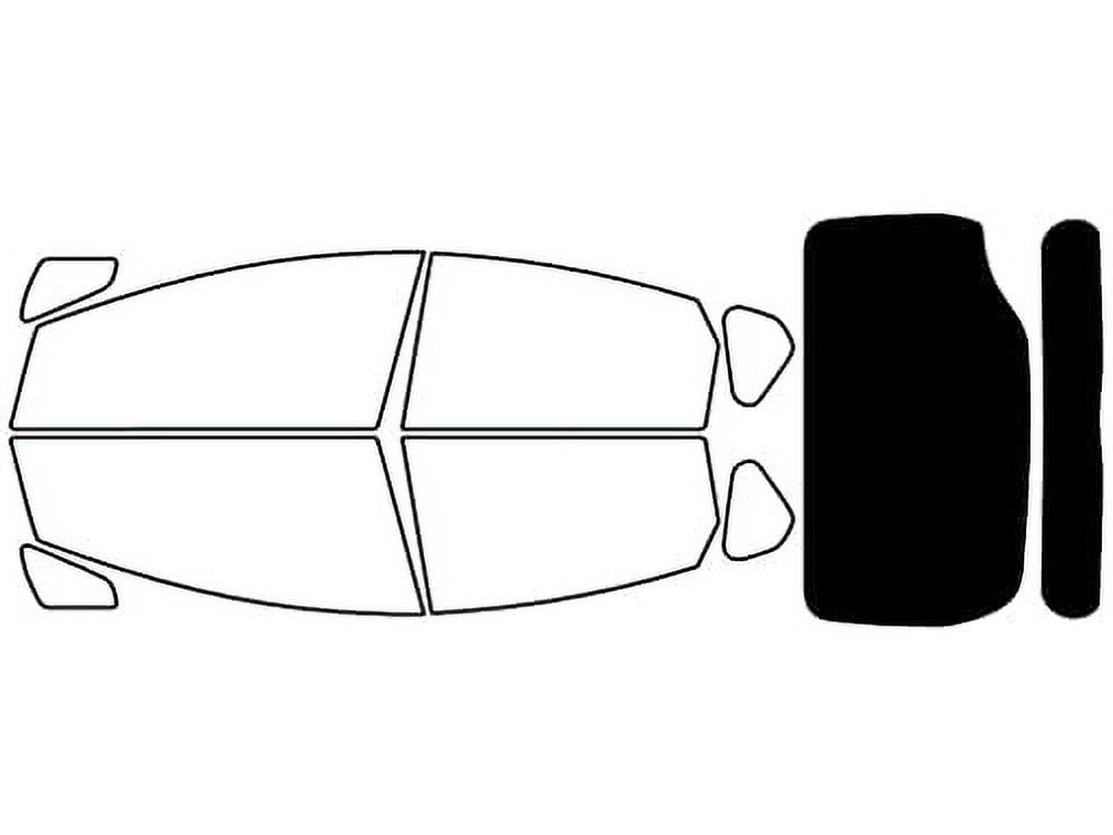 Rvinyl Car Window Pre Cut Tint Film Kit Rear Windshield 5% Fits Toyota ...