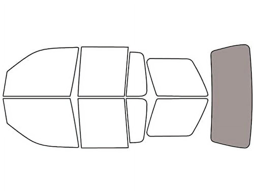 Rvinyl Car Window Pre Cut Tint Film Kit Rear Windshield 50% Fits Ford ...