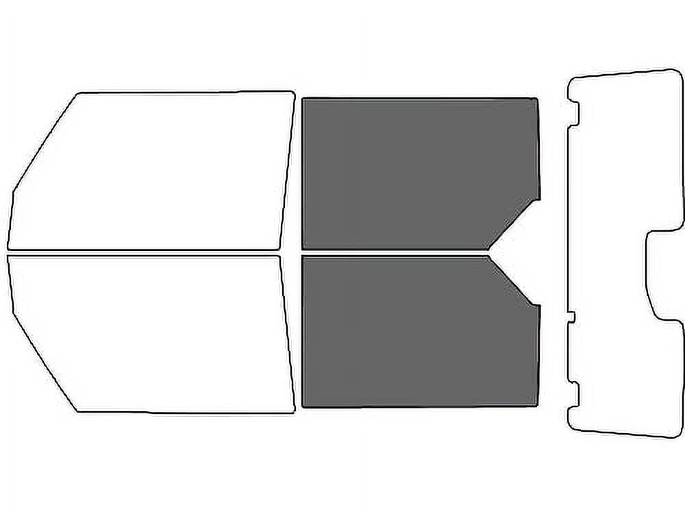 Rvinyl Car Window Pre Cut Tint Kit Back 35% Single Ply Fits Ford Bronco ...