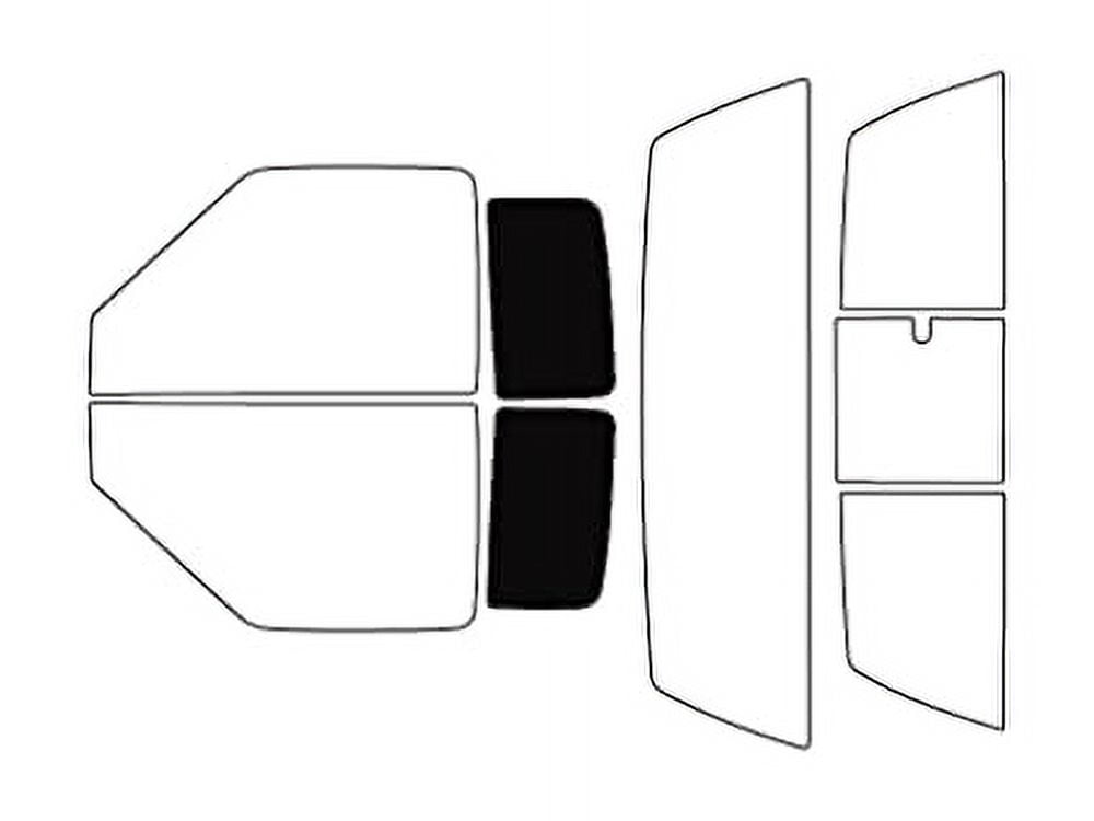 Rvinyl Car Window Pre Cut Tint Kit Back 5% Single Ply Fit Chevrolet S ...