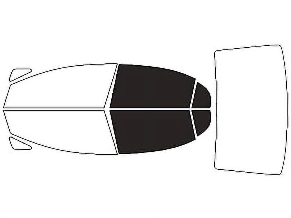 Rvinyl Car Window Pre Cut Tint Kit Back 5% Single Ply Fits Honda Civic ...